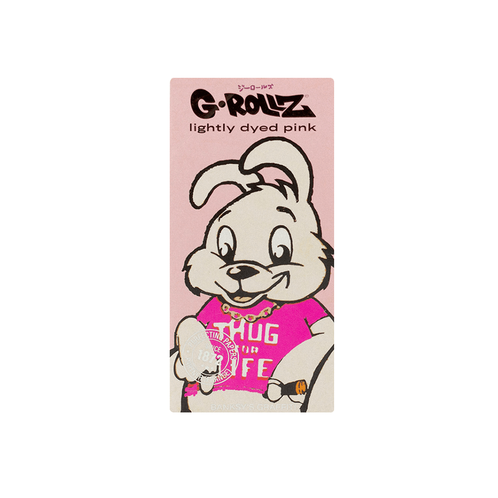 Foite & Filtre cu santier 'G-ROLLZ' Thug Life Roz | King Size Slim - x ...