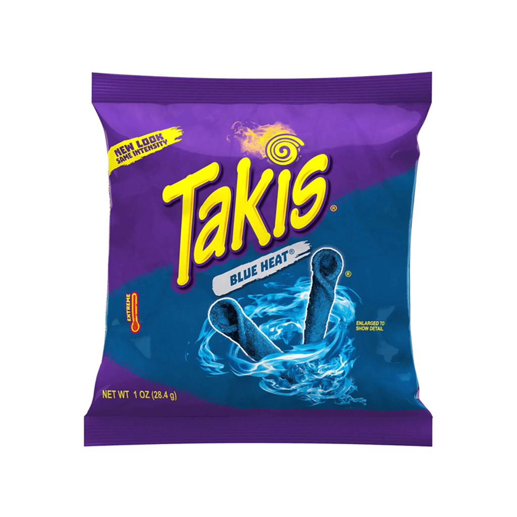 Chipsuri 'TAKIS' Blue Heat | Ardei iute - 28,4g. – LegalizeItPlus.ro